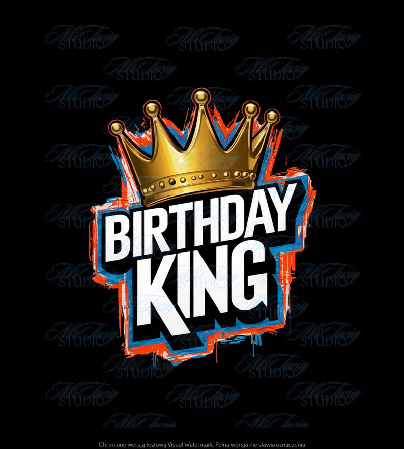 Birthday King Png, Birthday Png, Birhday Party PNG Instant Download ...
