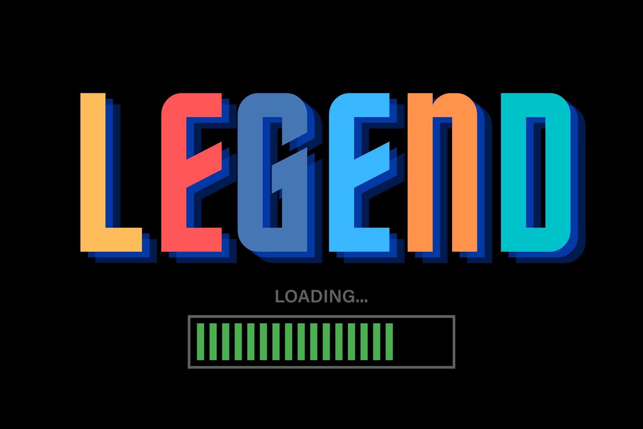 Legend Loading PNG Instant Download Sublimation Graphic PNG - Etsy