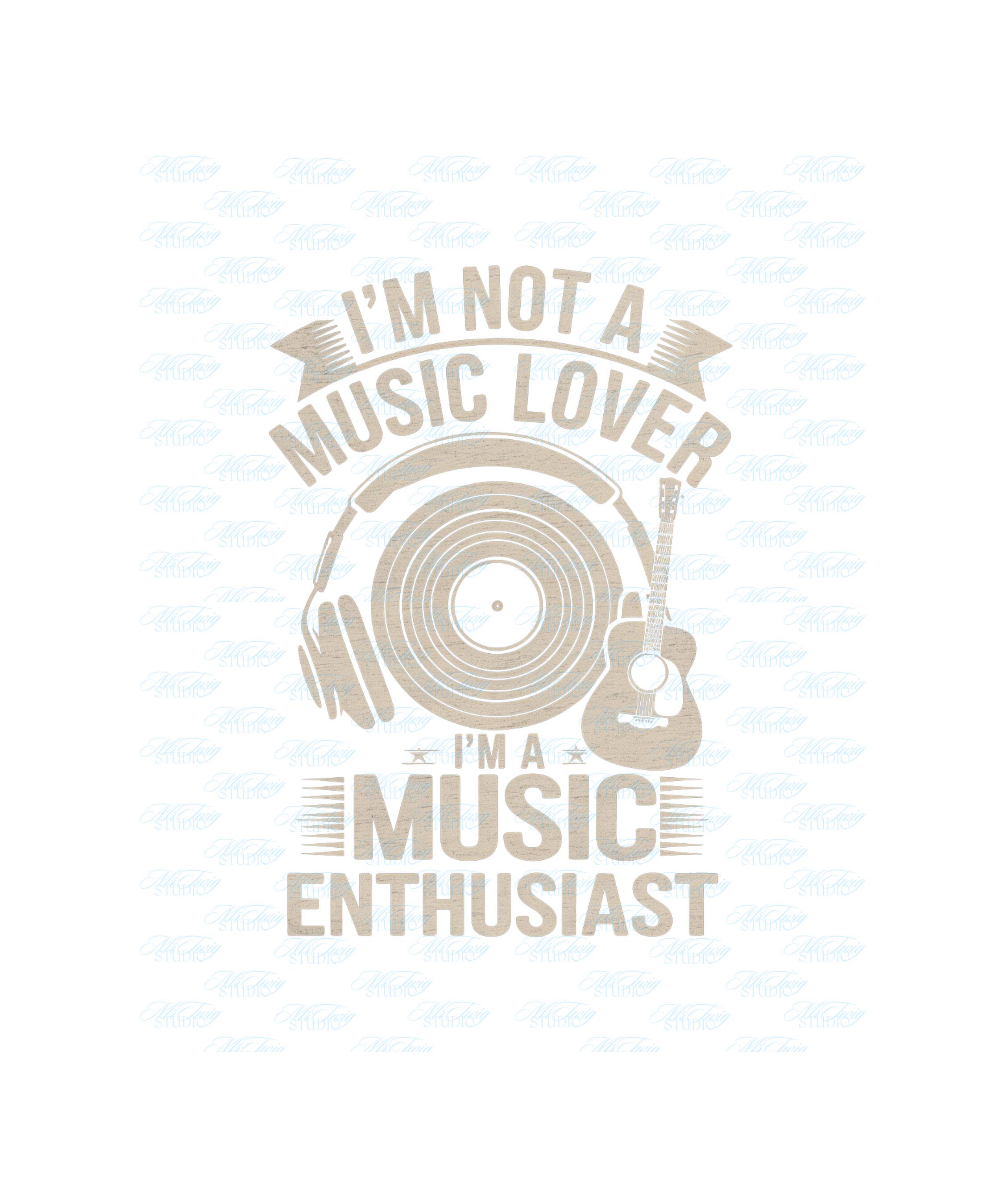 Music Lover PNG: Sublimation T-shirt Design (digital Download) - Etsy
