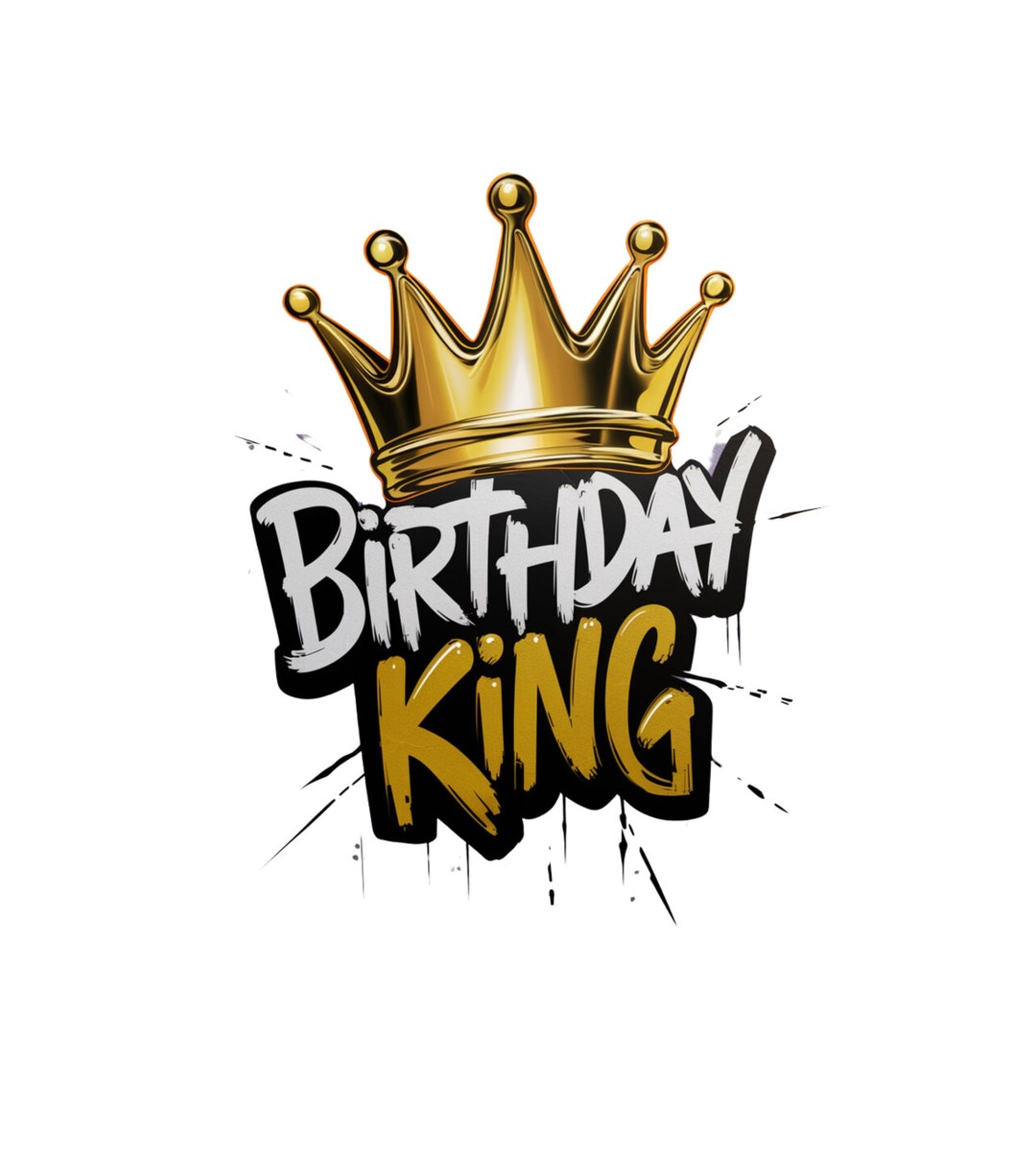 Birthday King Png, Birthday Png, Birhday Party PNG Instant Download ...