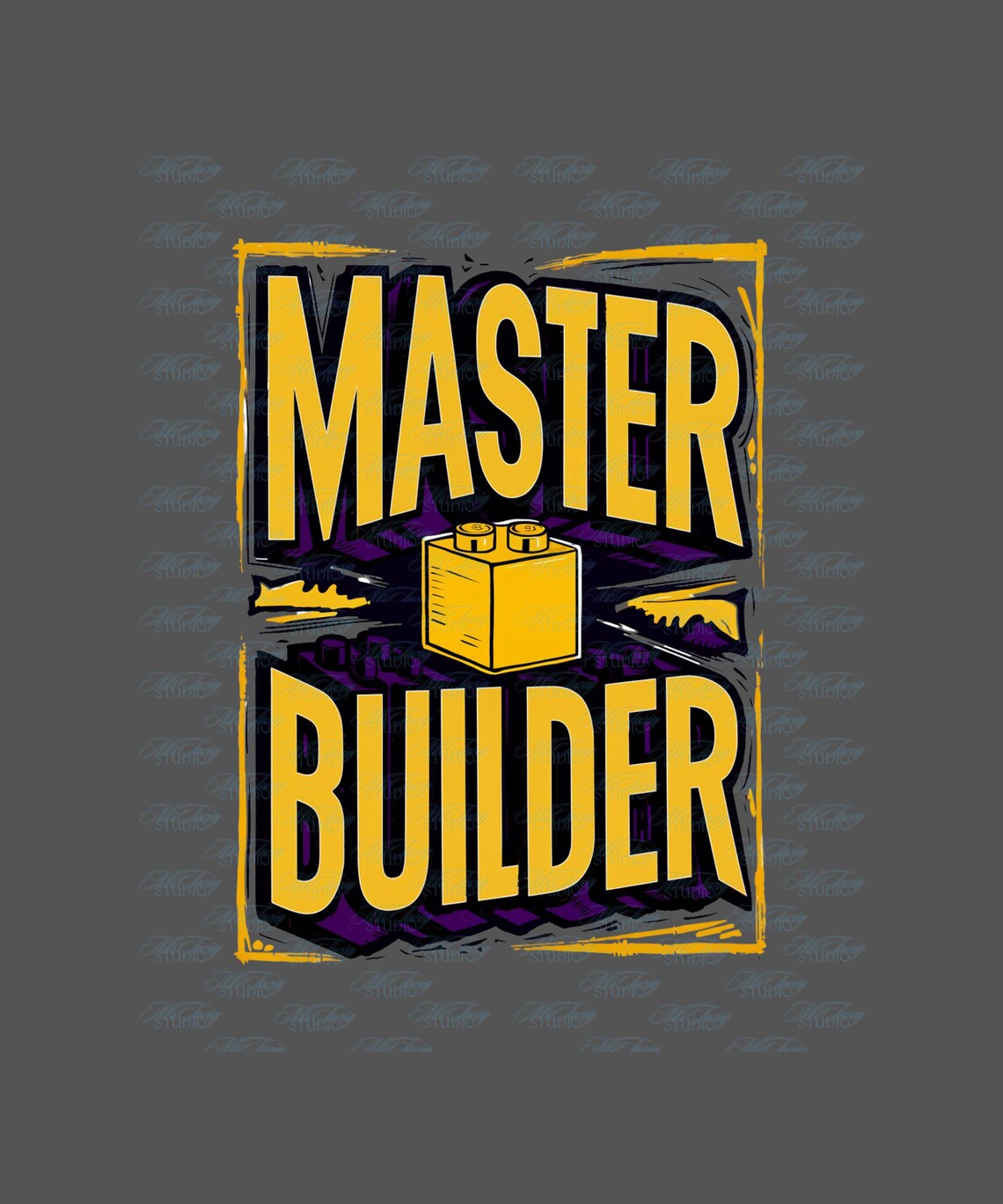 Master Builder PNG: Kids Building Blocks Graphic (digital Download) - Etsy