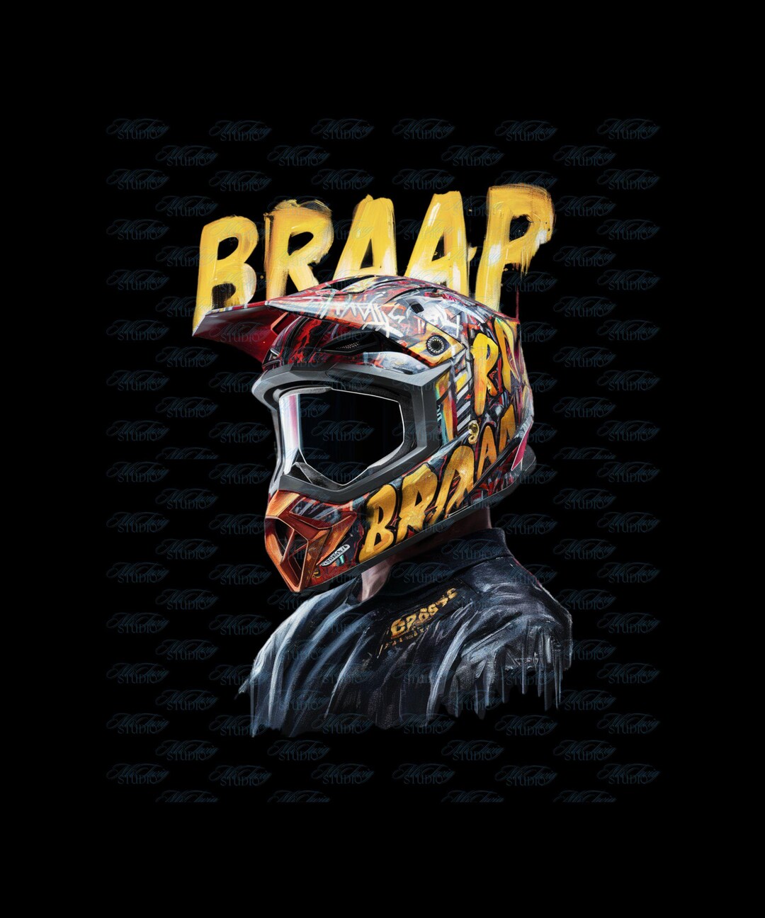 Braap Rider PNG: Motocross Dirt Bike Graphic (instant Download) - Etsy