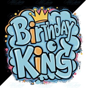 Birthday King PNG Clipart: Crown Graphics Bundle (digital Download) - Etsy