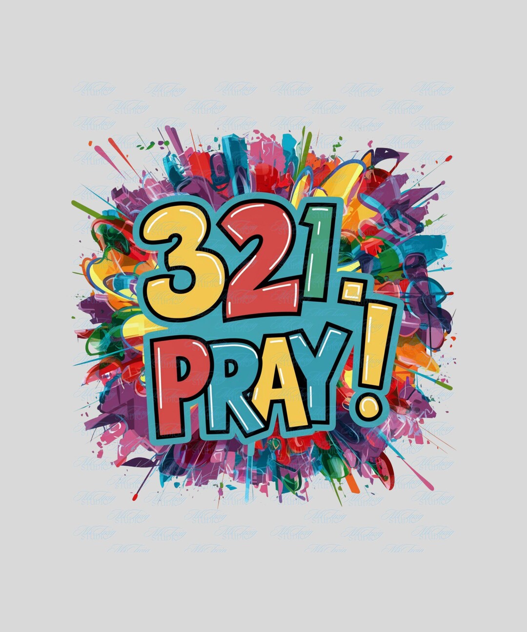 321 Pray PNG, Christian Prayer Design, Women's Shirt Graphic, Faith ...