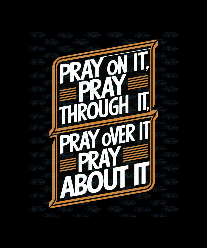 Pray on It PNG | Christian Prayer Graphic, Women's Scripture Art, Faith ...