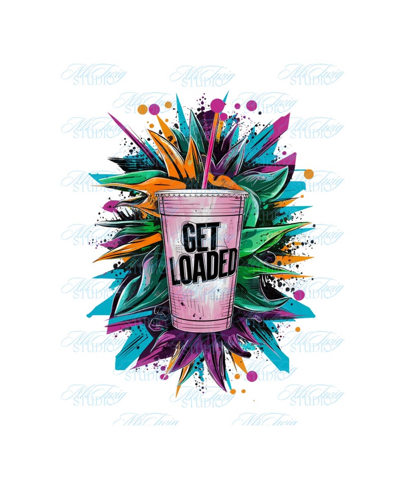 Get Loaded PNG, Tea Junkie, Loaded Tea, Tie Dye, Summer Vibe, Vacay ...