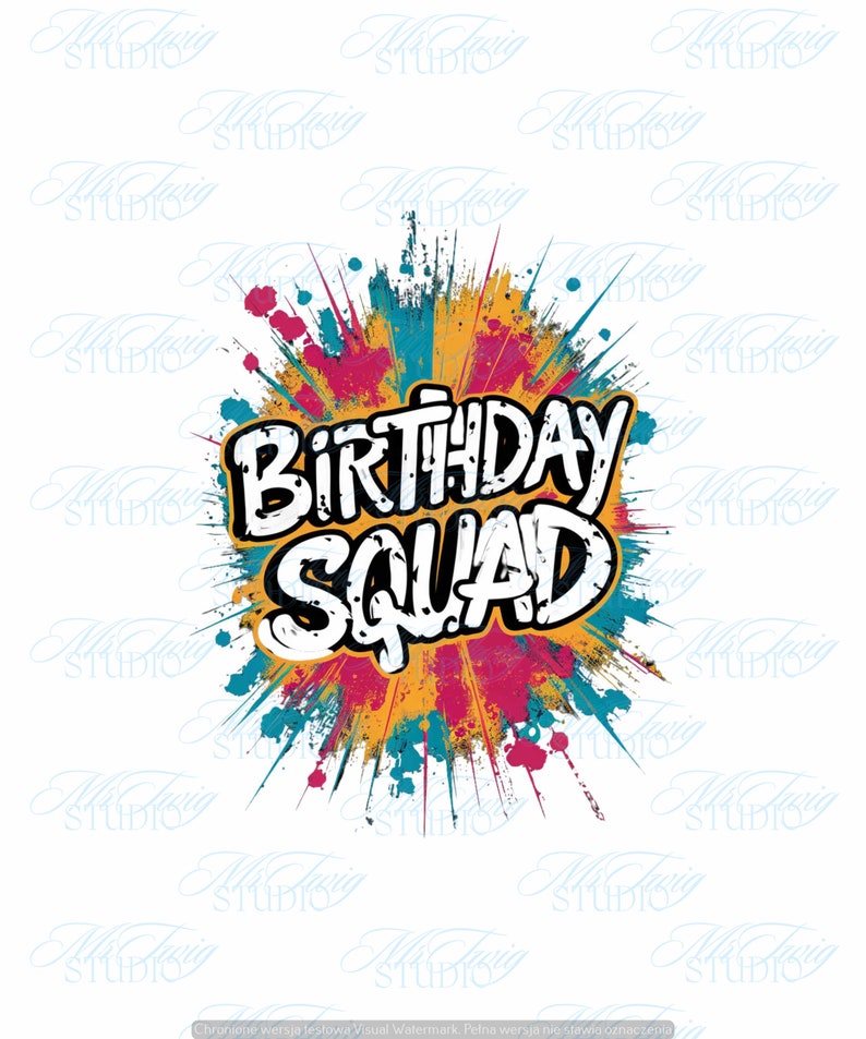 Birthday Squad PNG, Party Squad Instant Download, Party Girl & Boy ...
