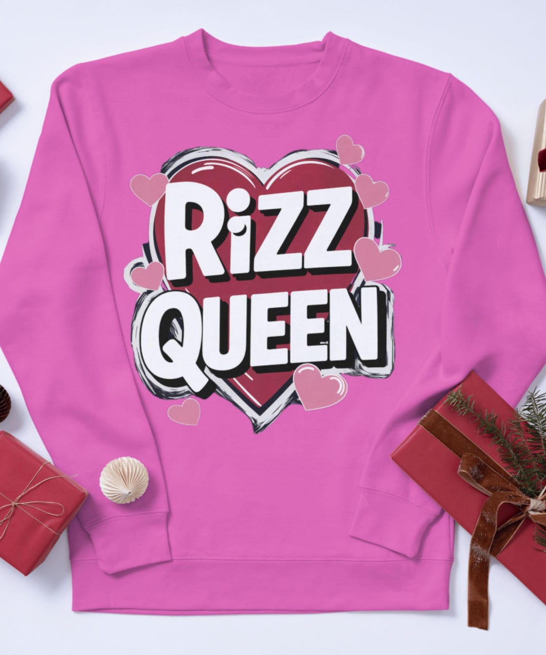 Rizz Queen Png - Rizz Queen Hearts Png, Funny Sublimation Design for ...