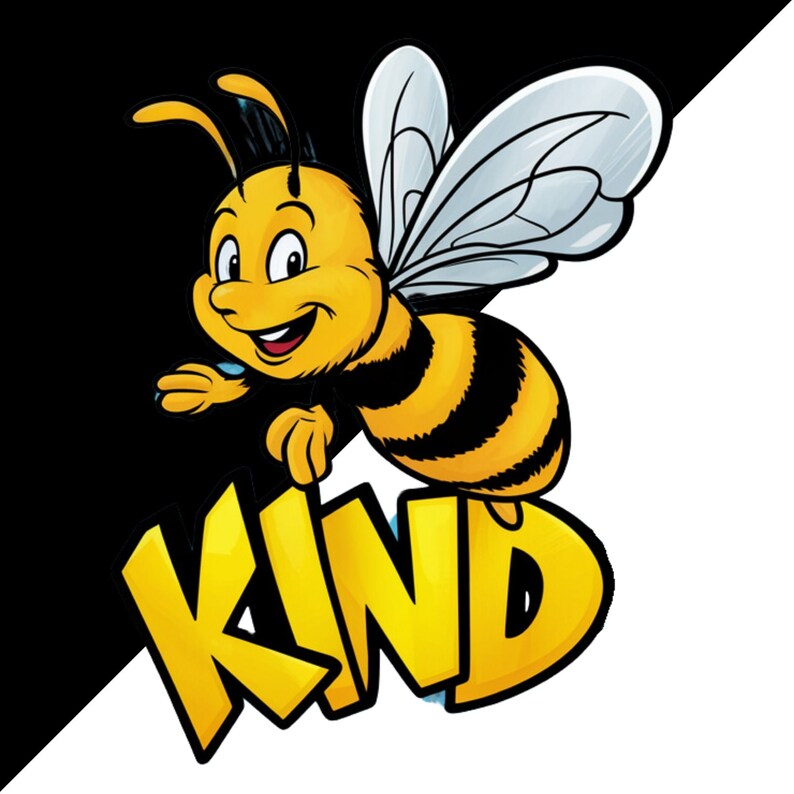 Be Kind Bee PNG Clipart Bundle: Sublimation Designs (digital Download ...