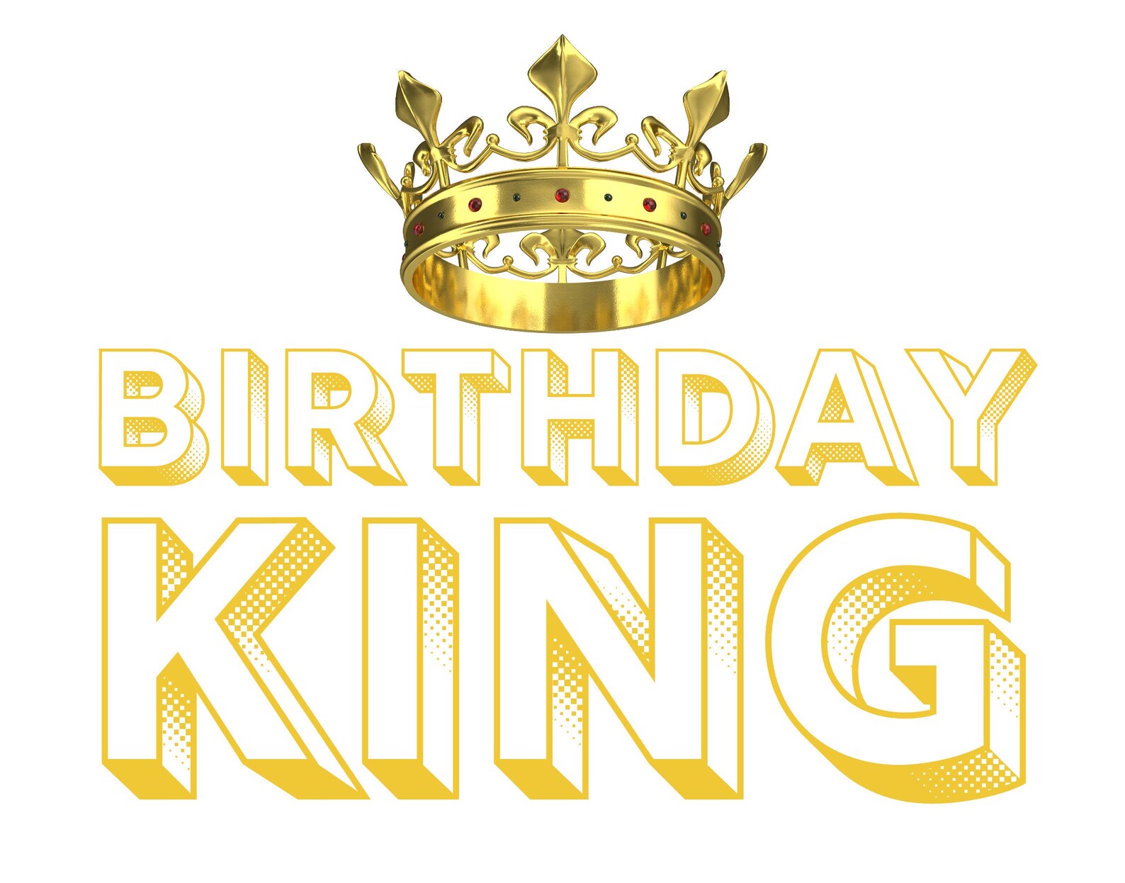 Birthday King PNG: Party Graphic (digital Download) - Etsy