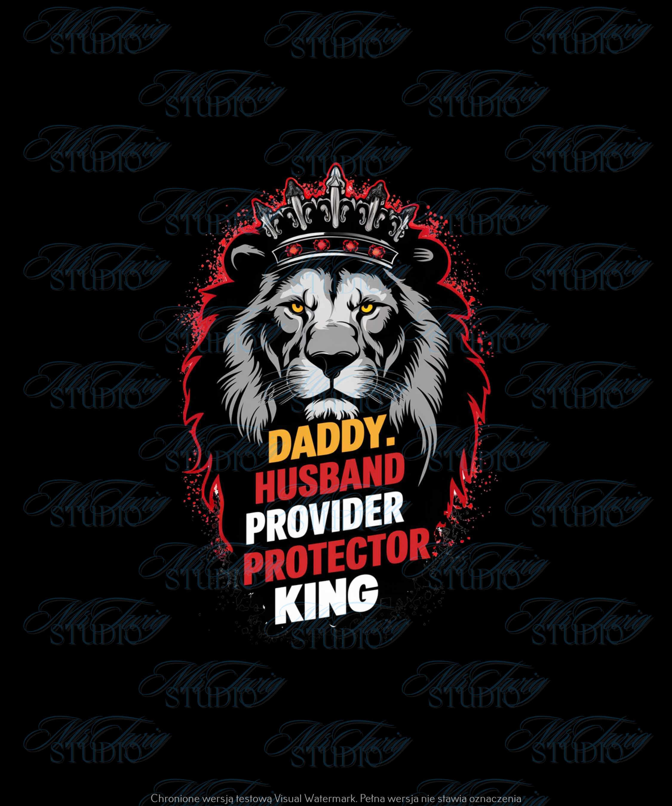 Father's Day Png, Daddy Husband Provider Protector King Png, Cool Dad ...