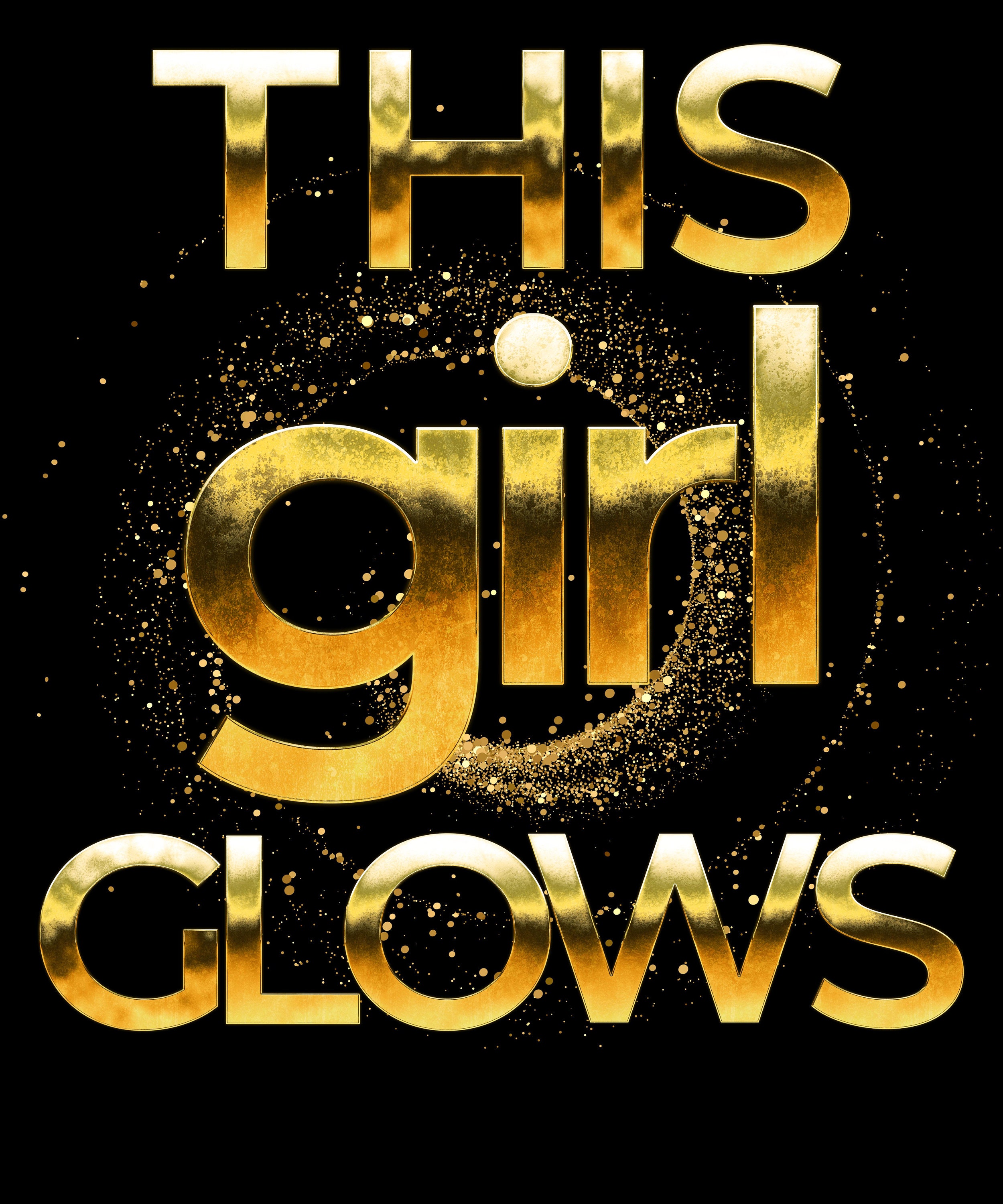 This Girl Glows PNG Sublimation Graphic - Glow Party Instant Download ...