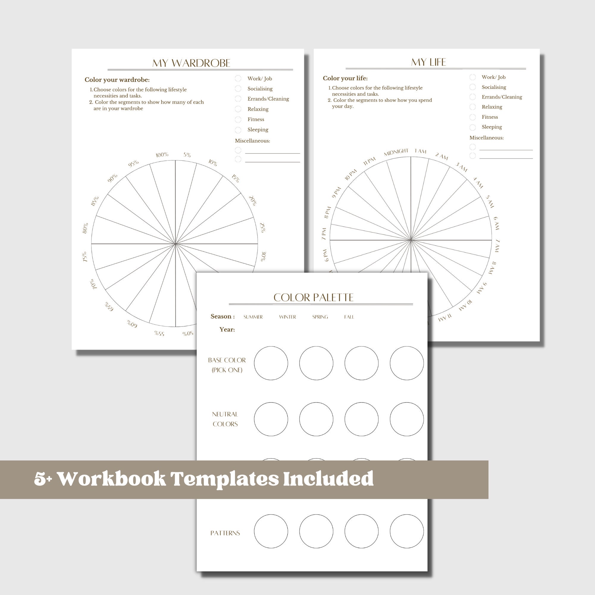 Closet Cleanout Guidebook Wardrobe Organizing Capsule Wardrobe Closet ...