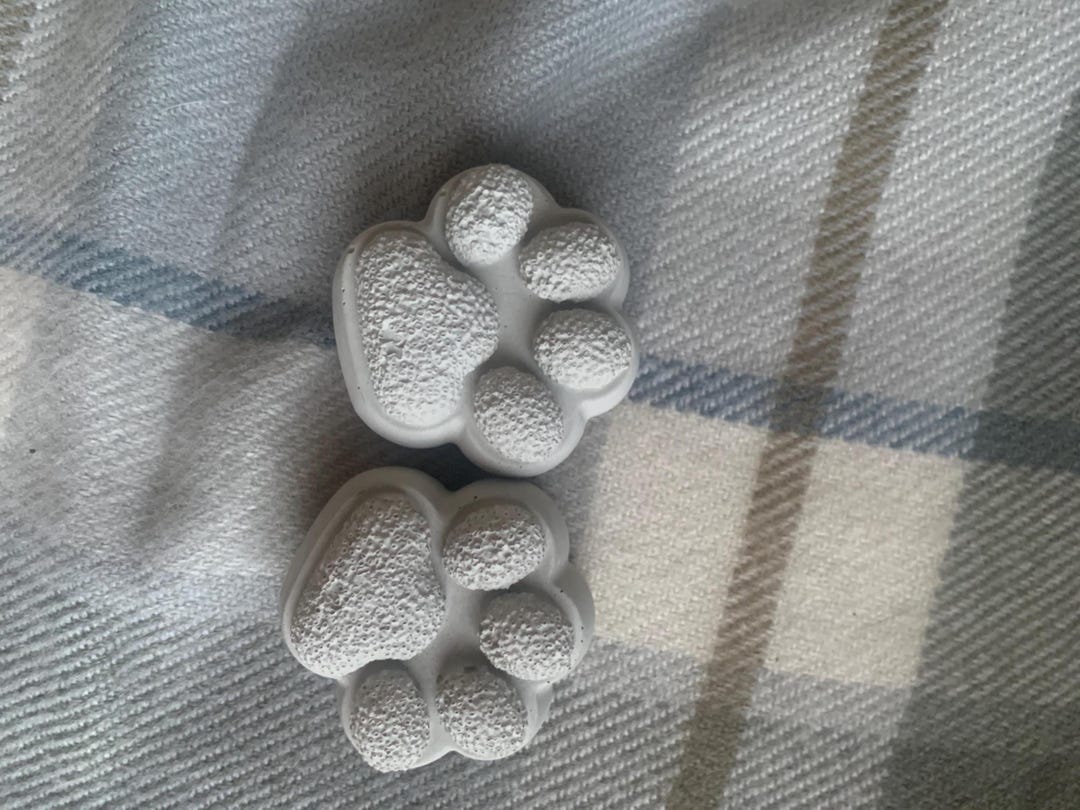 Handmade Cement Dog Paw Decorations – Set of 2 - Etsy