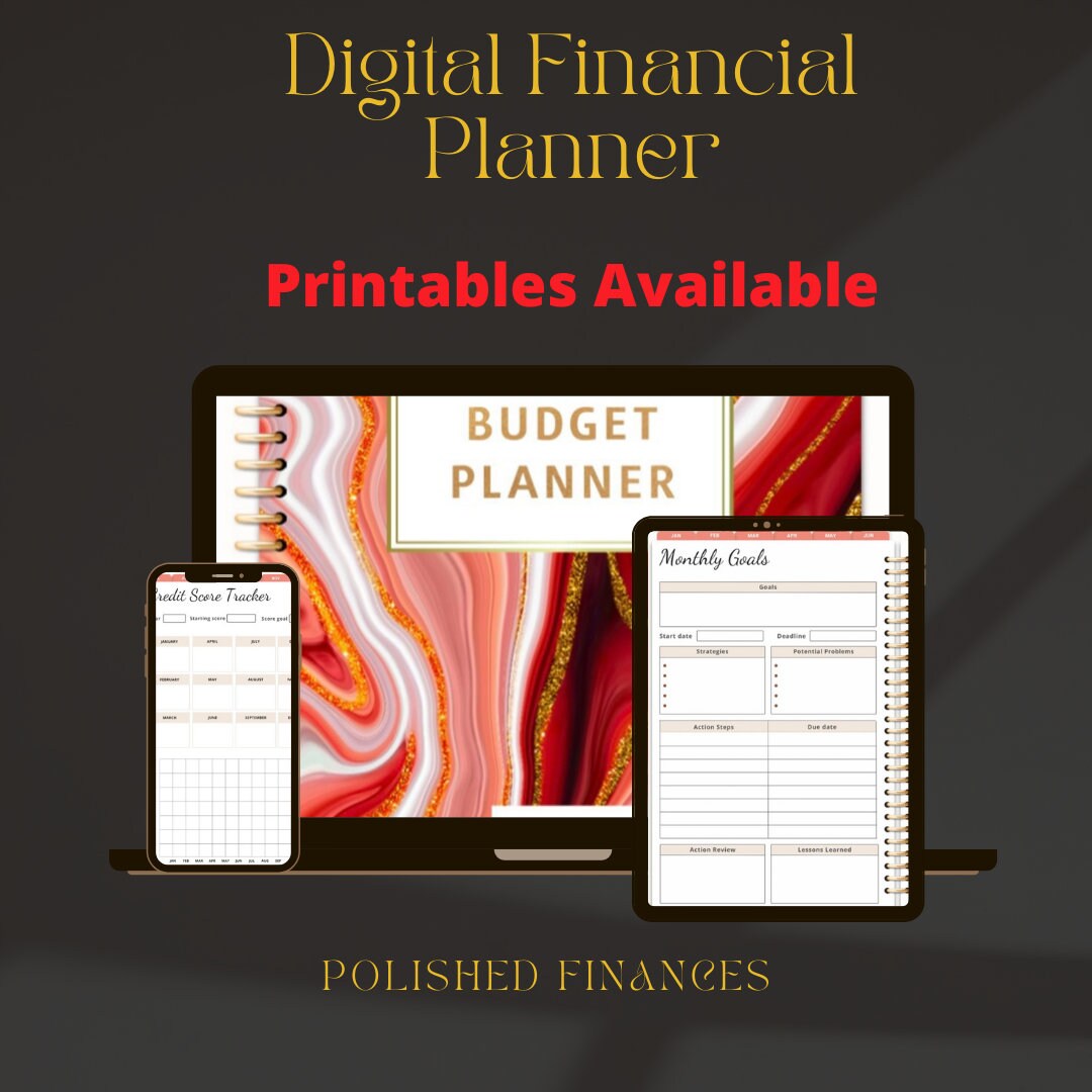 Digital Budget Planner, Planner, Goodnotes Digital Planner, Score ...