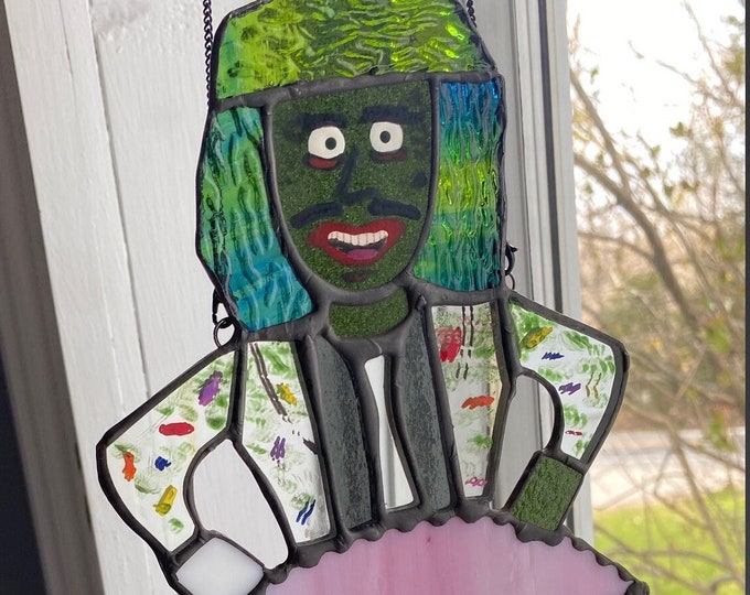 Old Gregg Stained Glass Window Catcher - Etsy