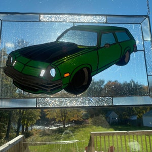 Custom Car Stained Glass Panel - Etsy