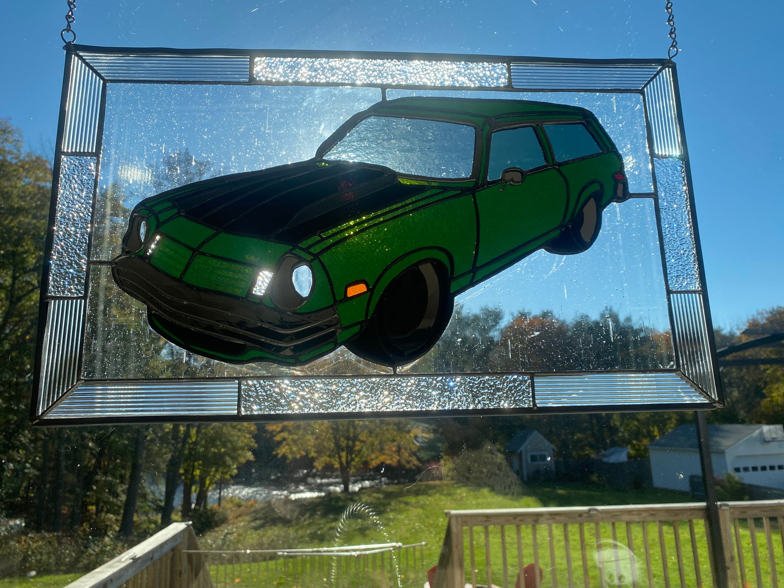 Custom Car Stained Glass Panel - Etsy