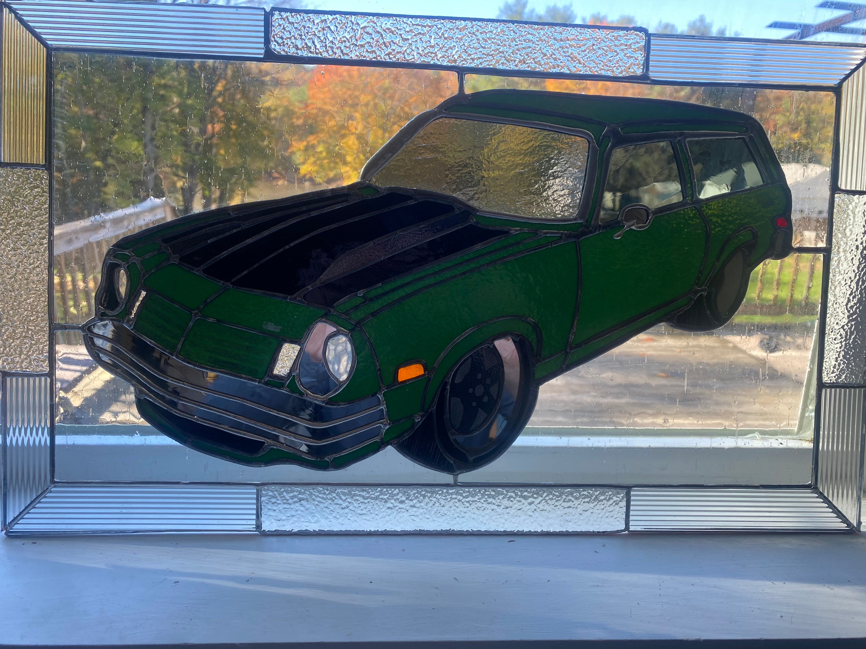 Custom Car Stained Glass Panel - Etsy