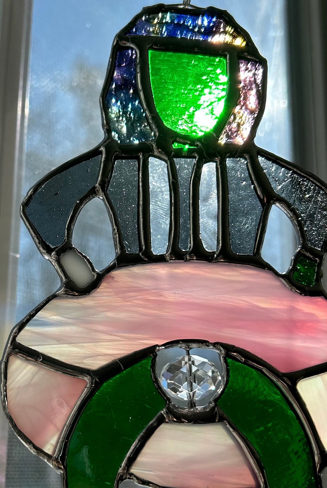 Mini Old Gregg Stained Glass Suncatcher - Etsy