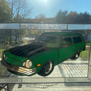 Custom Car Stained Glass Panel - Etsy