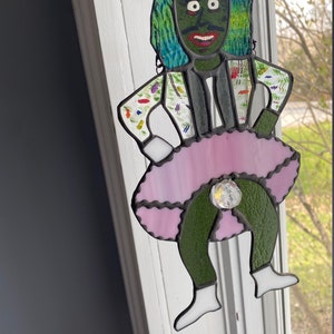 Old Gregg Stained Glass Window Catcher - Etsy