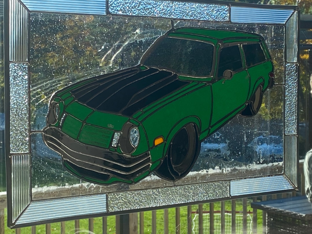 Custom Car Stained Glass Panel - Etsy