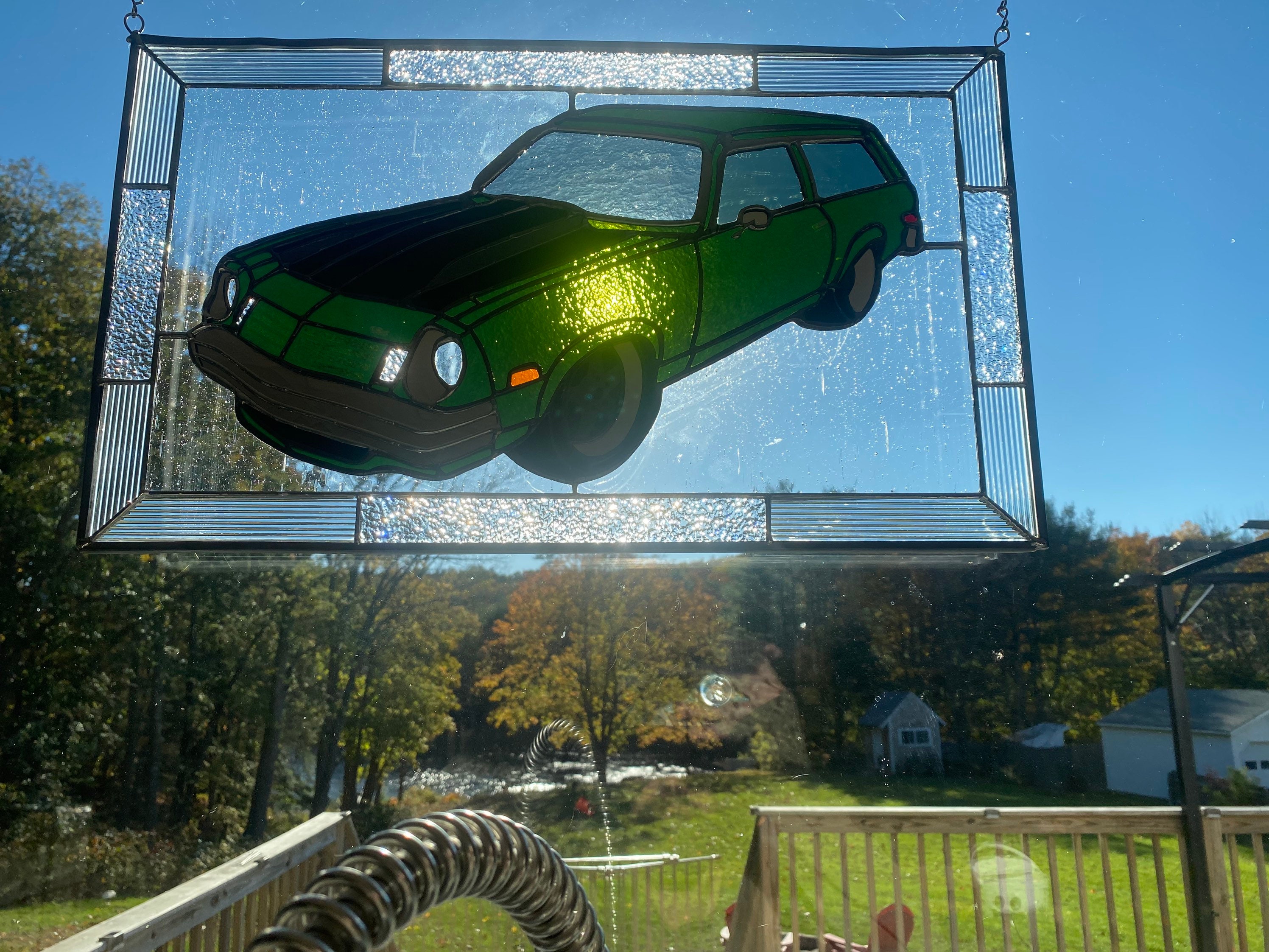Custom Car Stained Glass Panel - Etsy