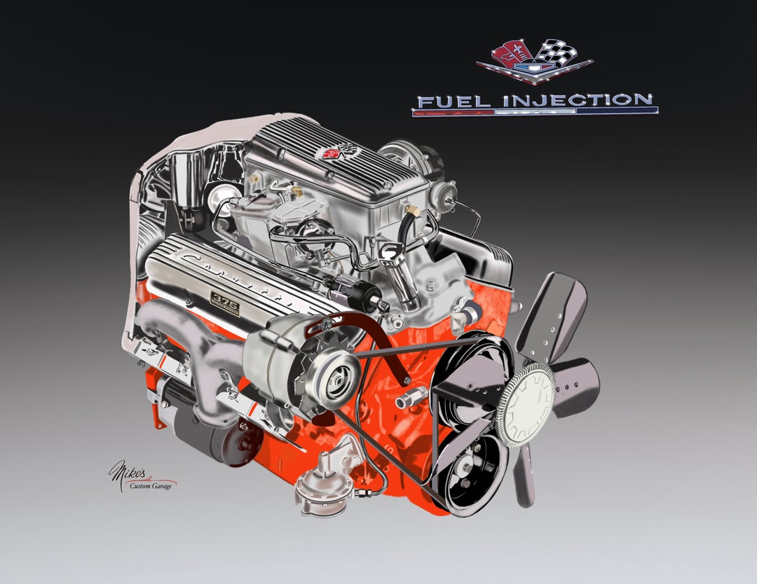 375 HP 327 Cu. In. Corvette Engine (digital Download Only) - Etsy