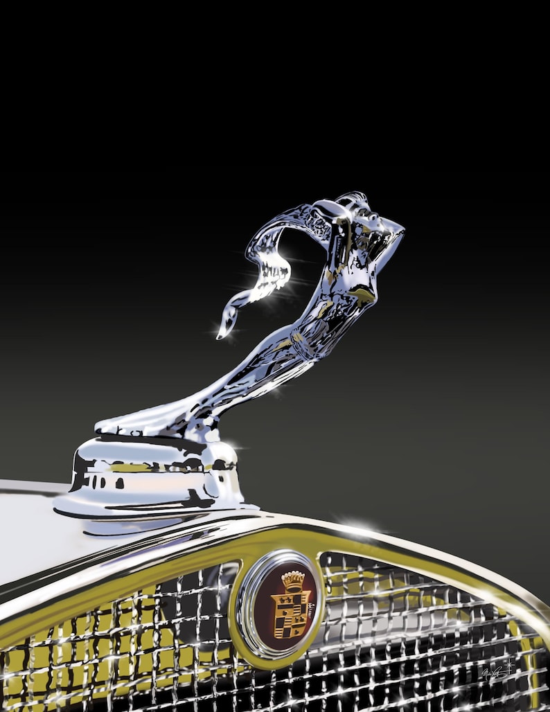 Cadillac Flying Goddess Hood Ornament (digital Download Only) - Etsy