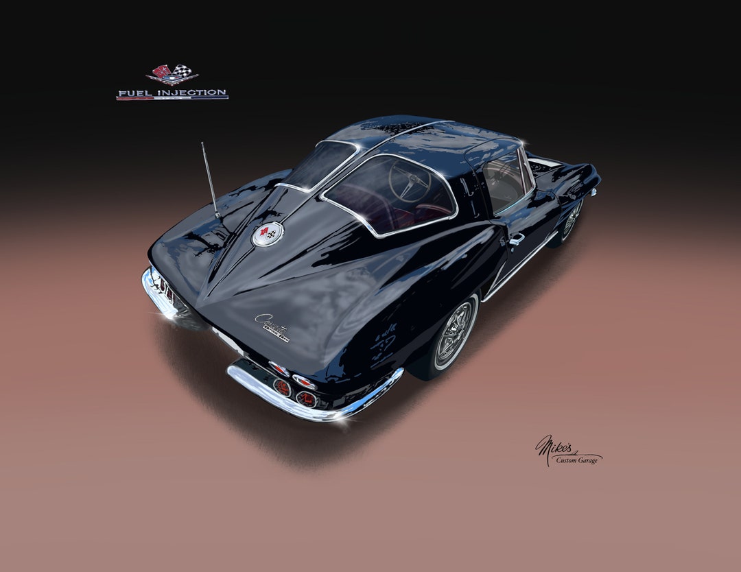 63 Split Window Corvette (digital Download Only) - Etsy