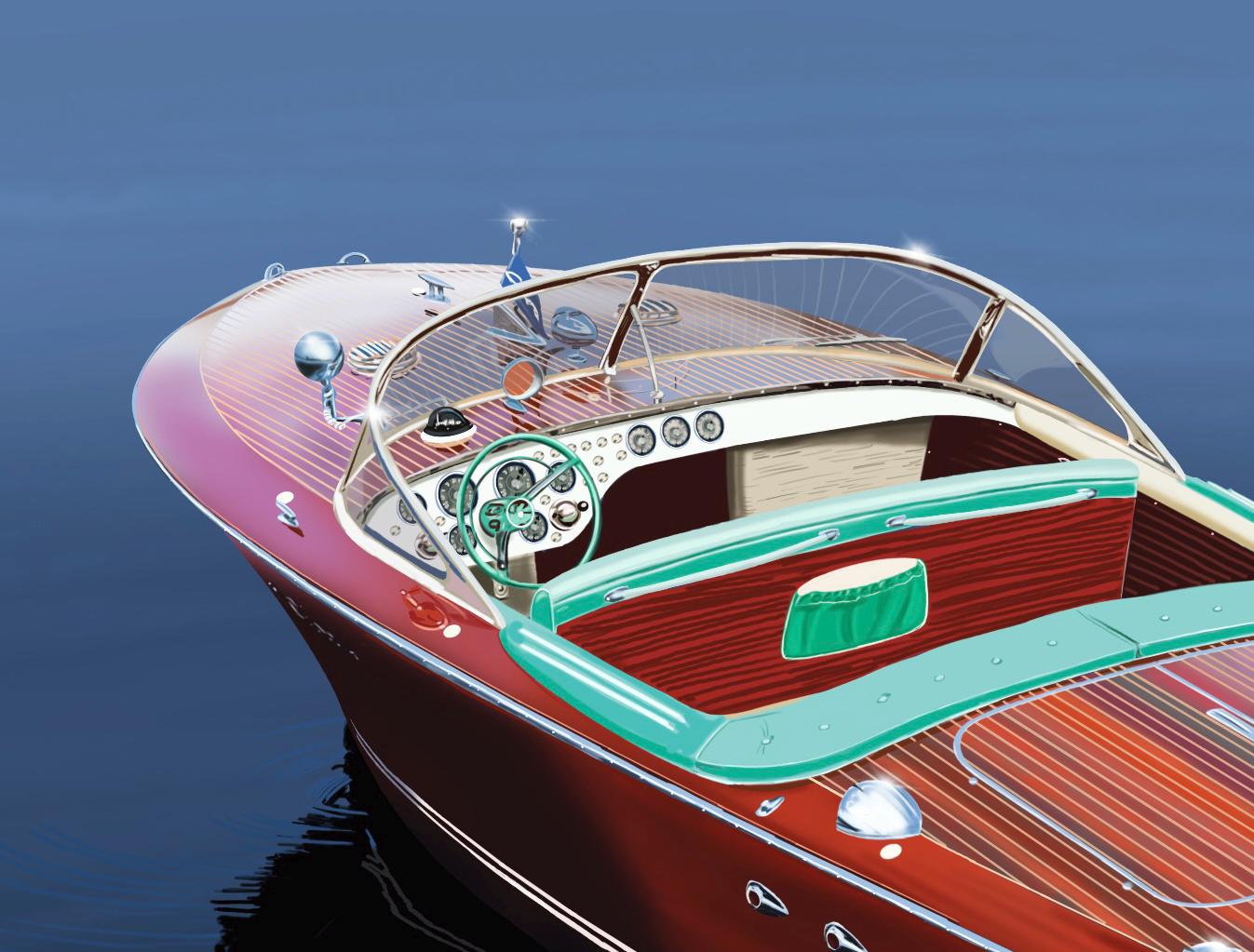 Vintage Riva Boat (digital Download Only) - Etsy