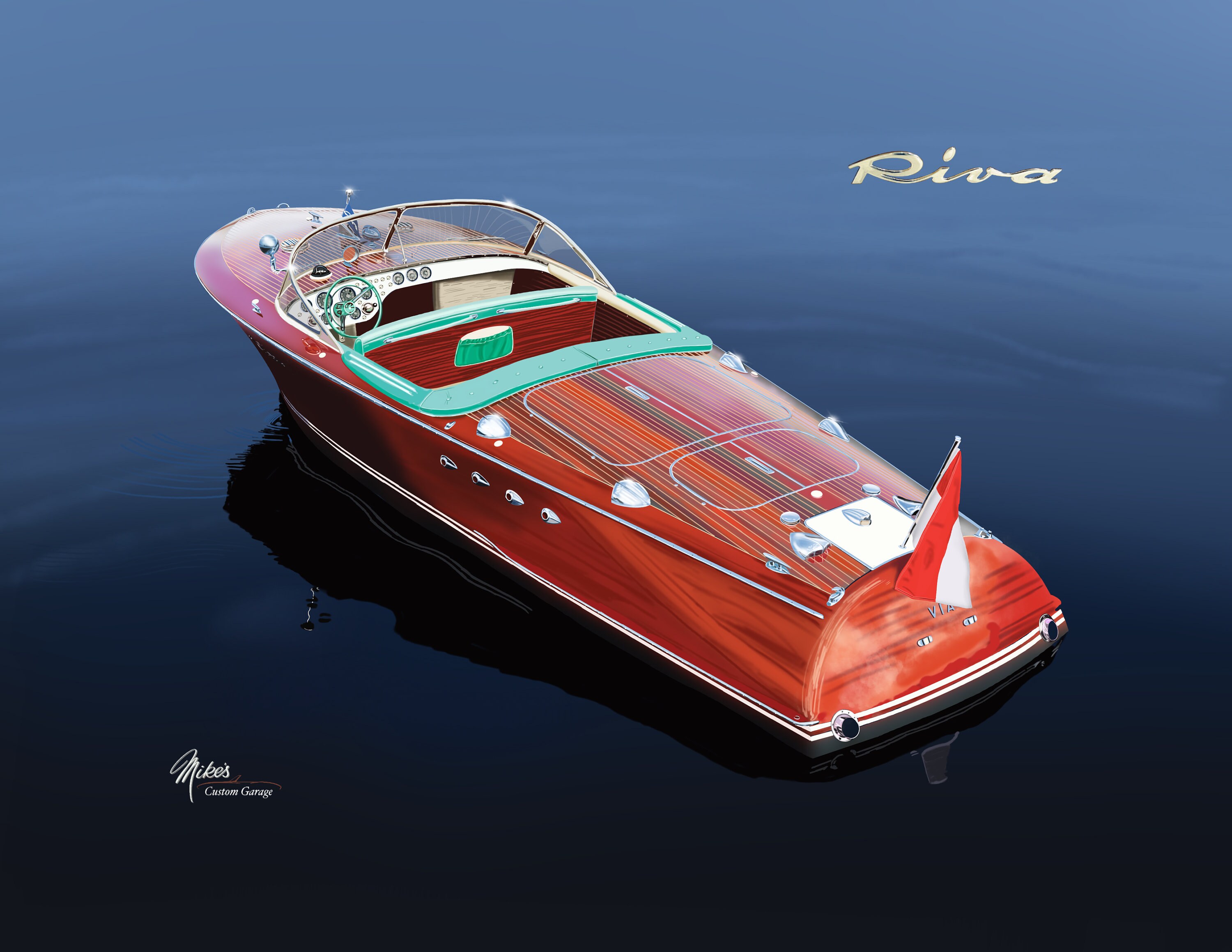 Vintage Riva Boat (digital Download Only) - Etsy