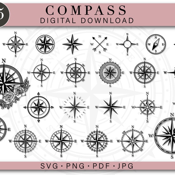 Compass Rose - Etsy