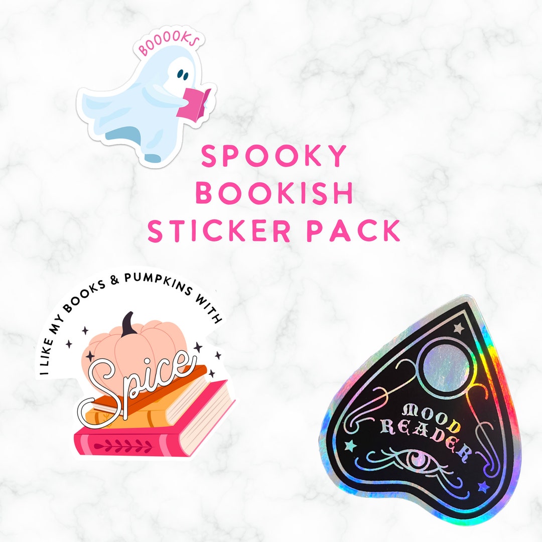 Spooky Bookish Fall & Halloween Stickers | Pumpkin Spice | Ghost ...