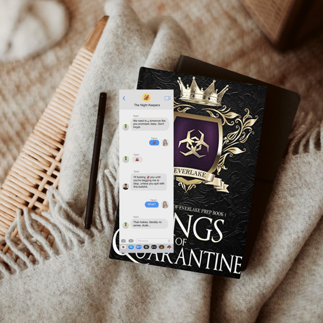 Kings of Quarantine Squid Text Chat Bookmark | Licensed Merch Bookmark ...