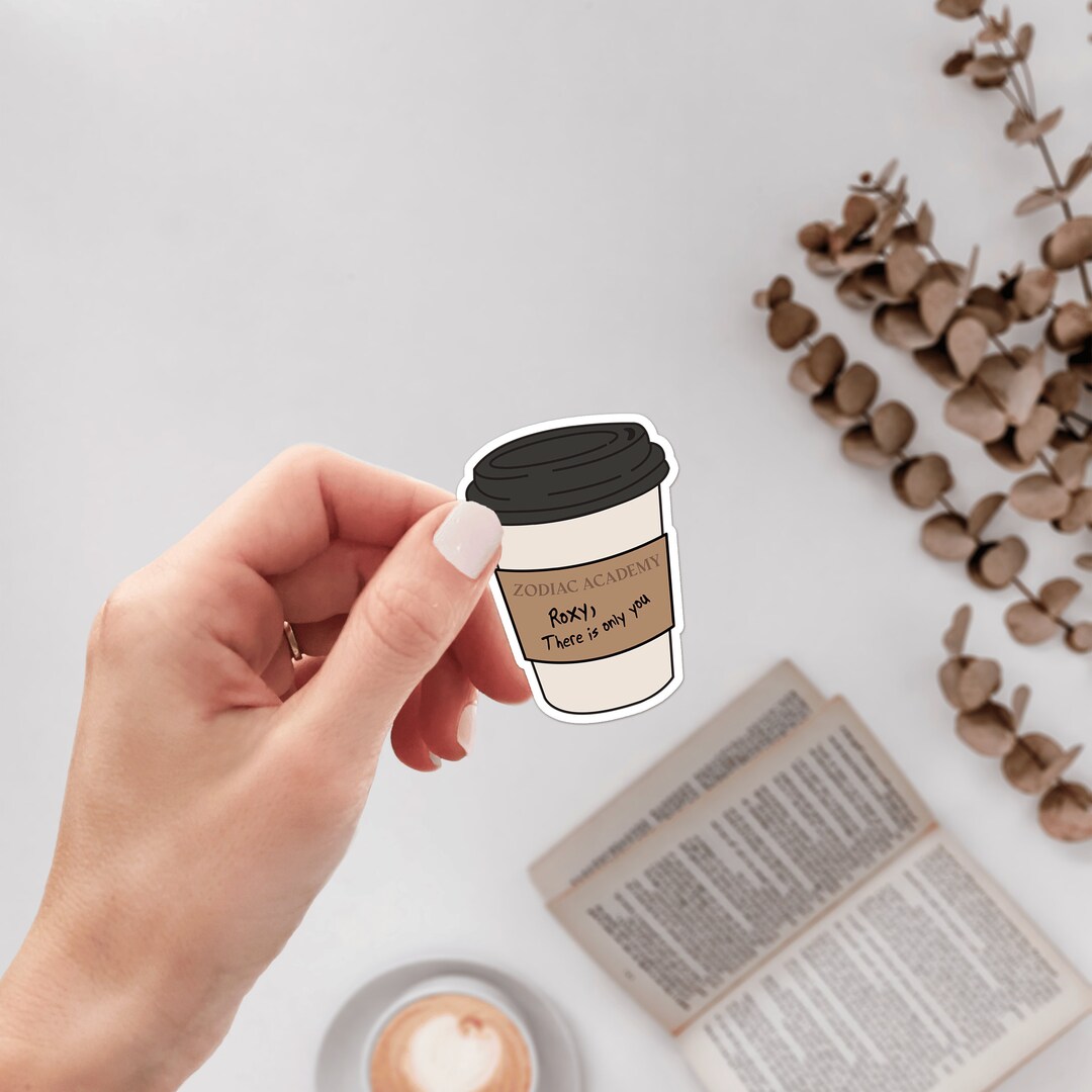 Darius & Roxy Coffee Sticker | Zodiac Academy | Darius Acrux, Tory Vega ...