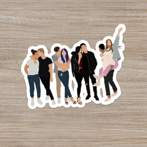 Zodiac Academy Gang Sticker | Lance Orion, Darius Acrux, Geraldine Grus ...