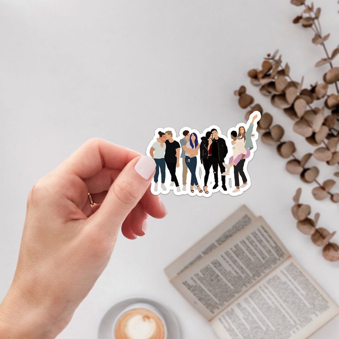 Zodiac Academy Gang Sticker | Lance Orion, Darius Acrux, Geraldine Grus ...
