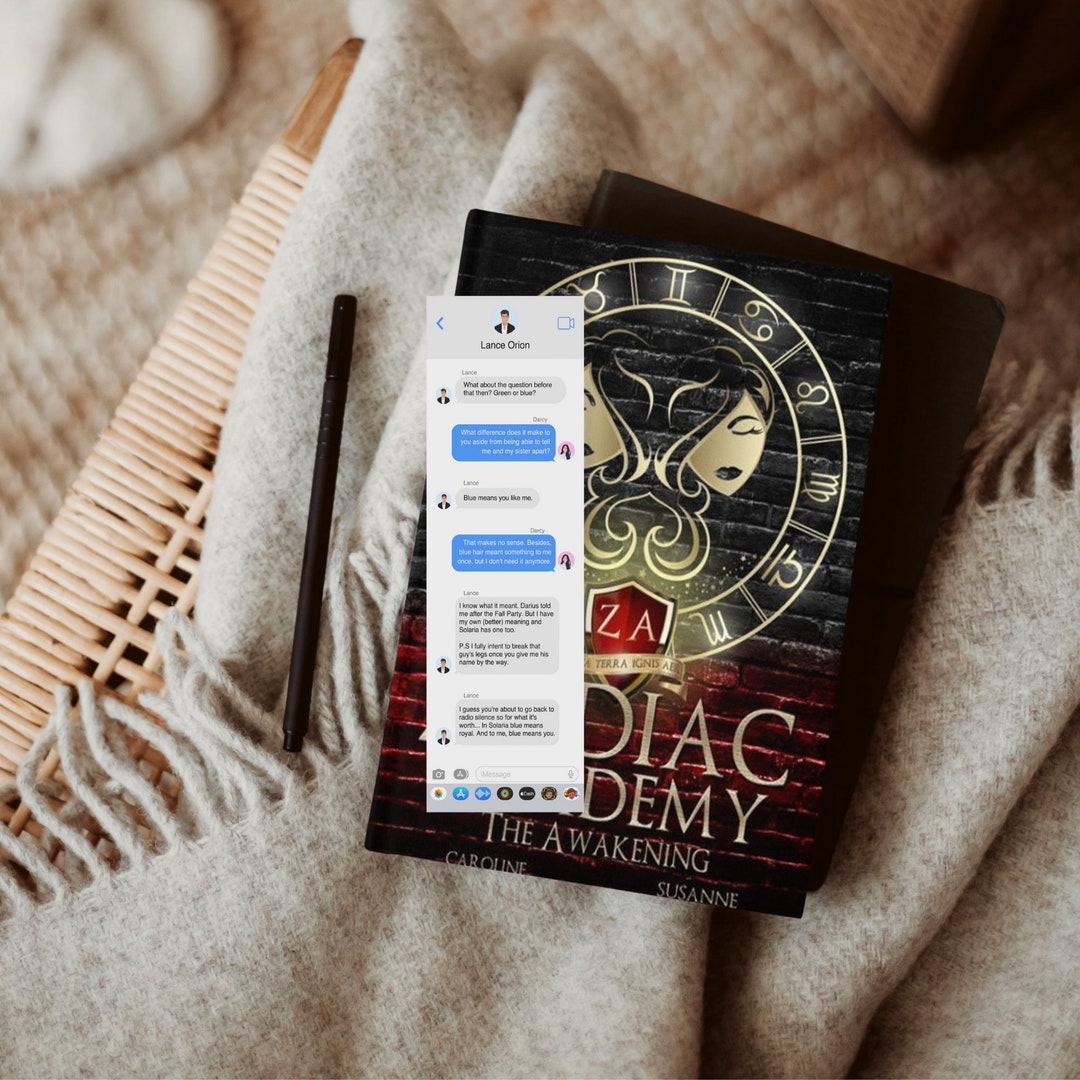 Lance Orion & Darcy Vega Text Bookmark | Blue Means You Licensed Merch ...