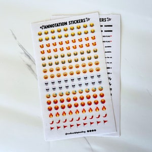 Book Annotation Sticker Sheets | Annotating Books | Annotate | Spicy ...