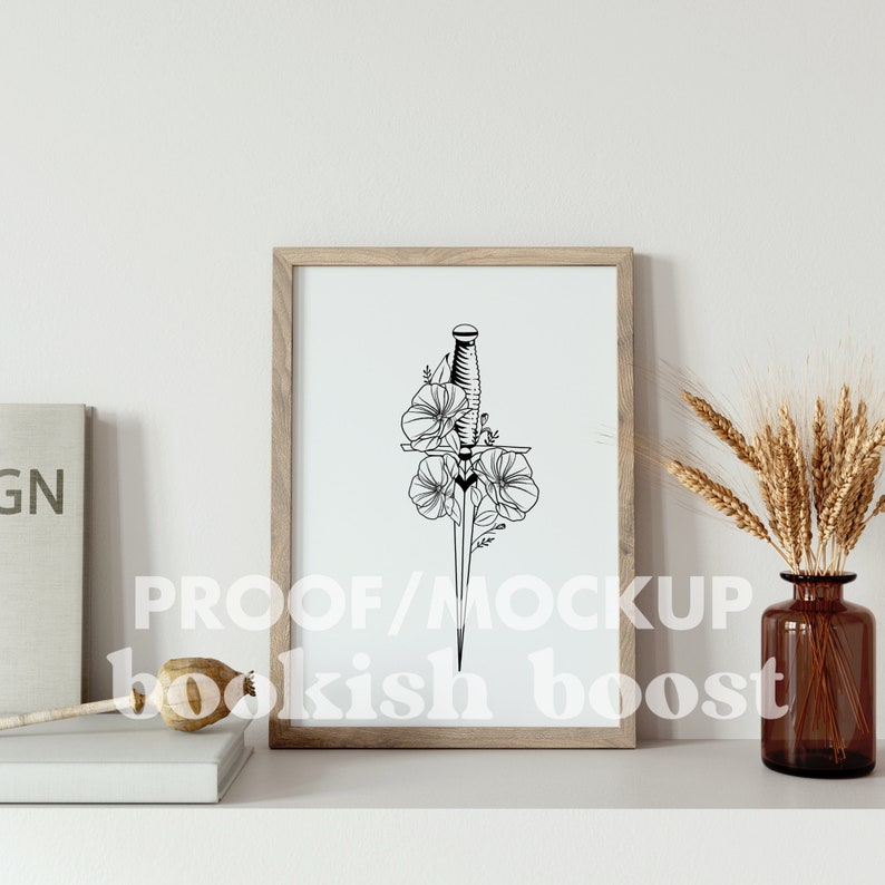 Dagger & Flower Bookish Fantasy Tattoo/cut Vinyl/digital - Etsy