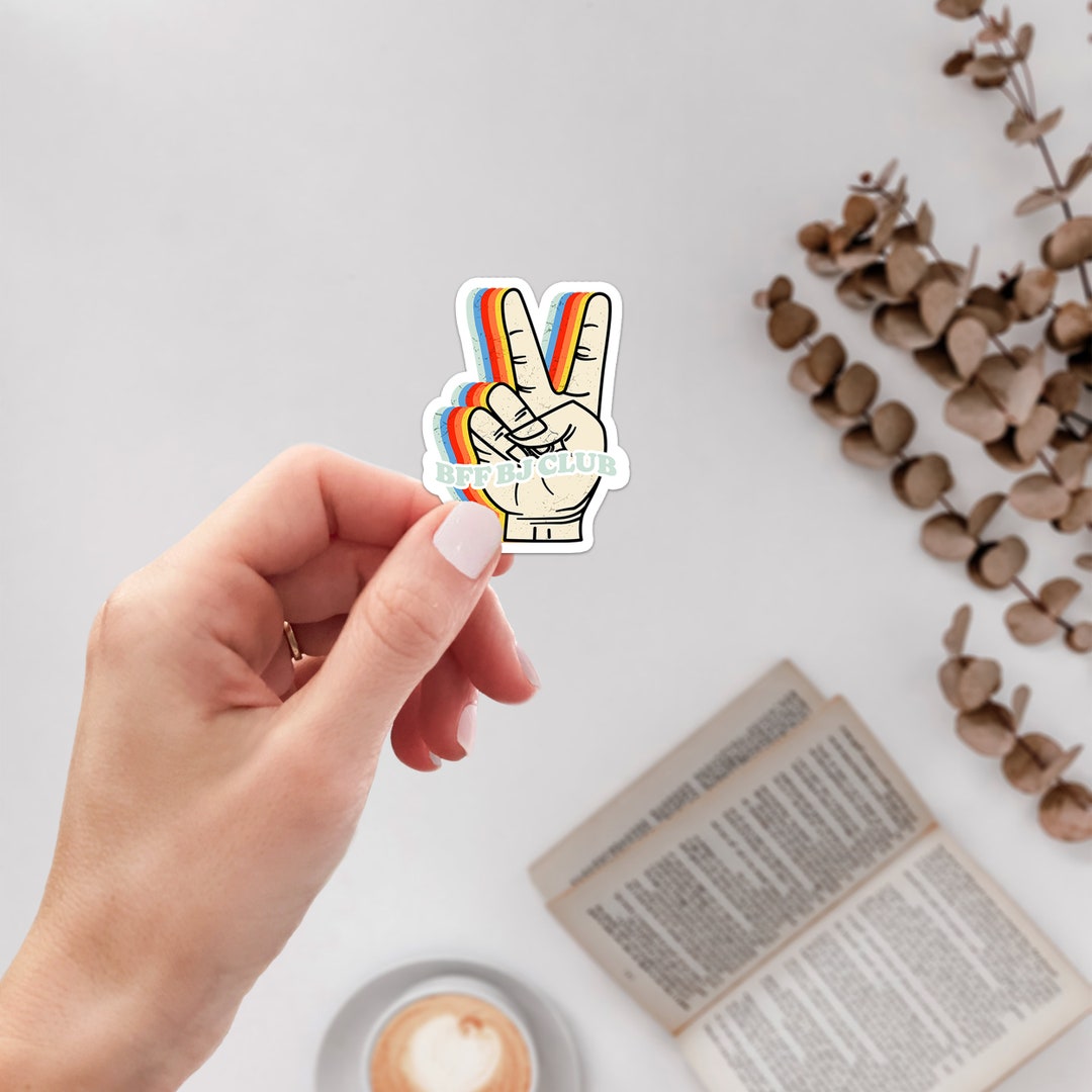 BFF Peace Sign Sticker | Zodiac Academy | Seth Capella & Caleb Altair ...