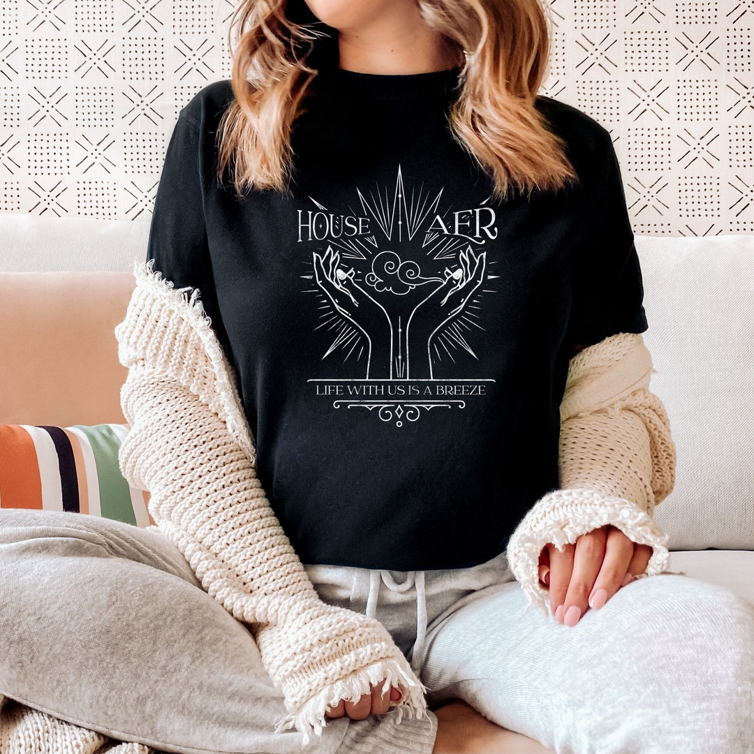 House Aer Licensed Distressed Shirt | Zodiac Academy House | Booktok ...