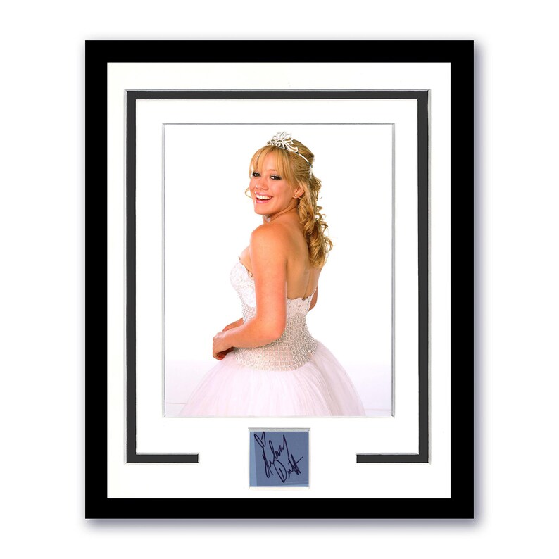 Hilary Duff Signed Cut 11X14 Display Custom Framed Autographed - Etsy