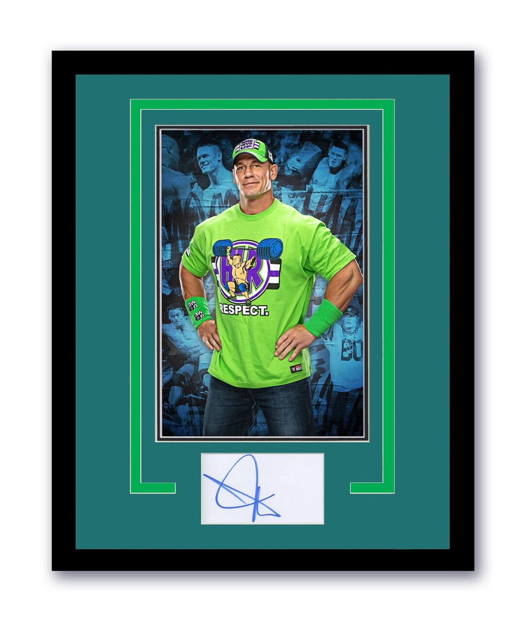 John Cena Signed Cut 11x14 WWE Peacemaker Autographed Authentic ACOA 6 ...