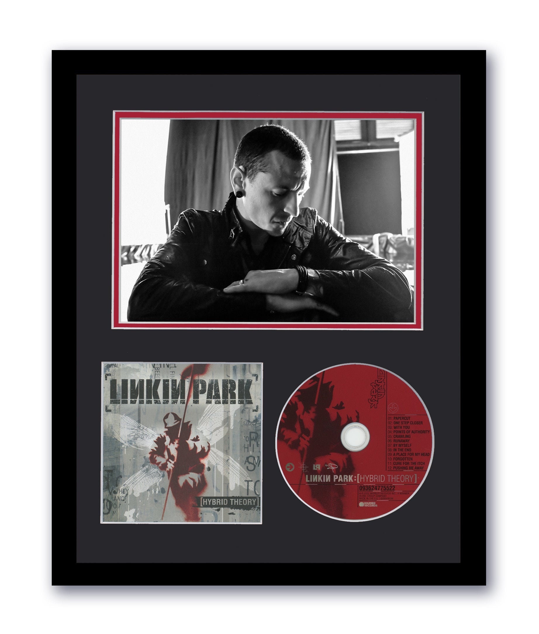 Linkin Park Custom Framed CD Photo Art Hybrid Theory Chester Bennington ...