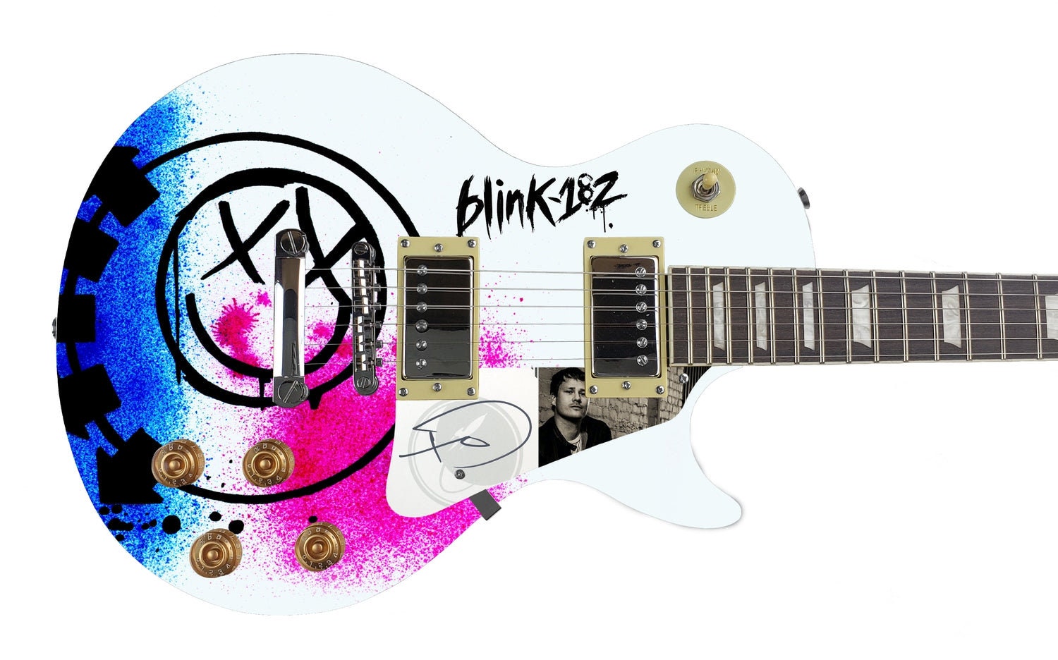 Blink-182 Tom Delonge Autographed Signed Electric LP Guitar ACOA 2 - Etsy