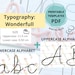 Printable Letter Templates for Knitted Wire, Uppercase and Lowercase ...