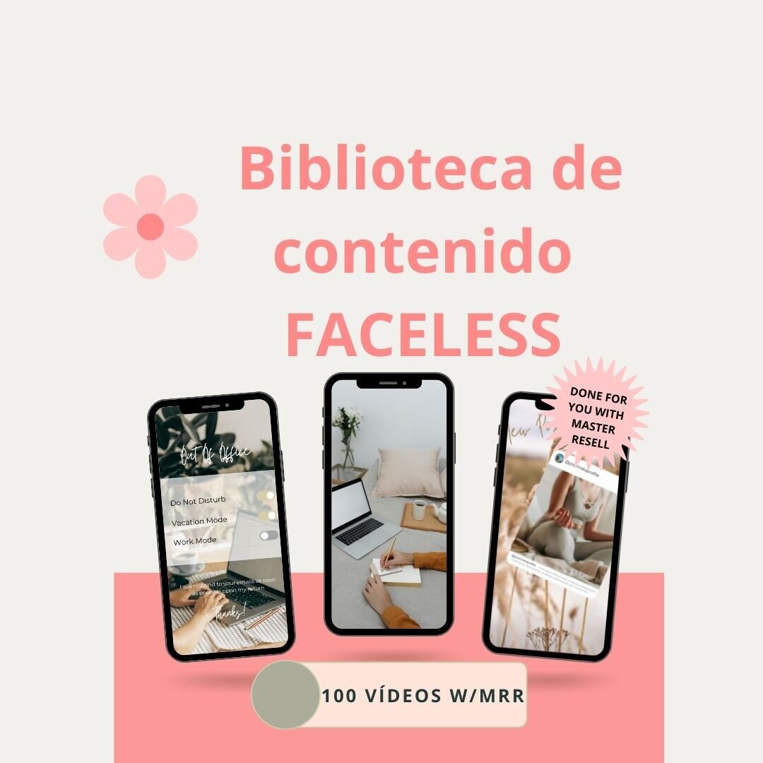 Faceless / Aesthetic Videos/faceless Videos/ Major Resell Rights / MRR ...